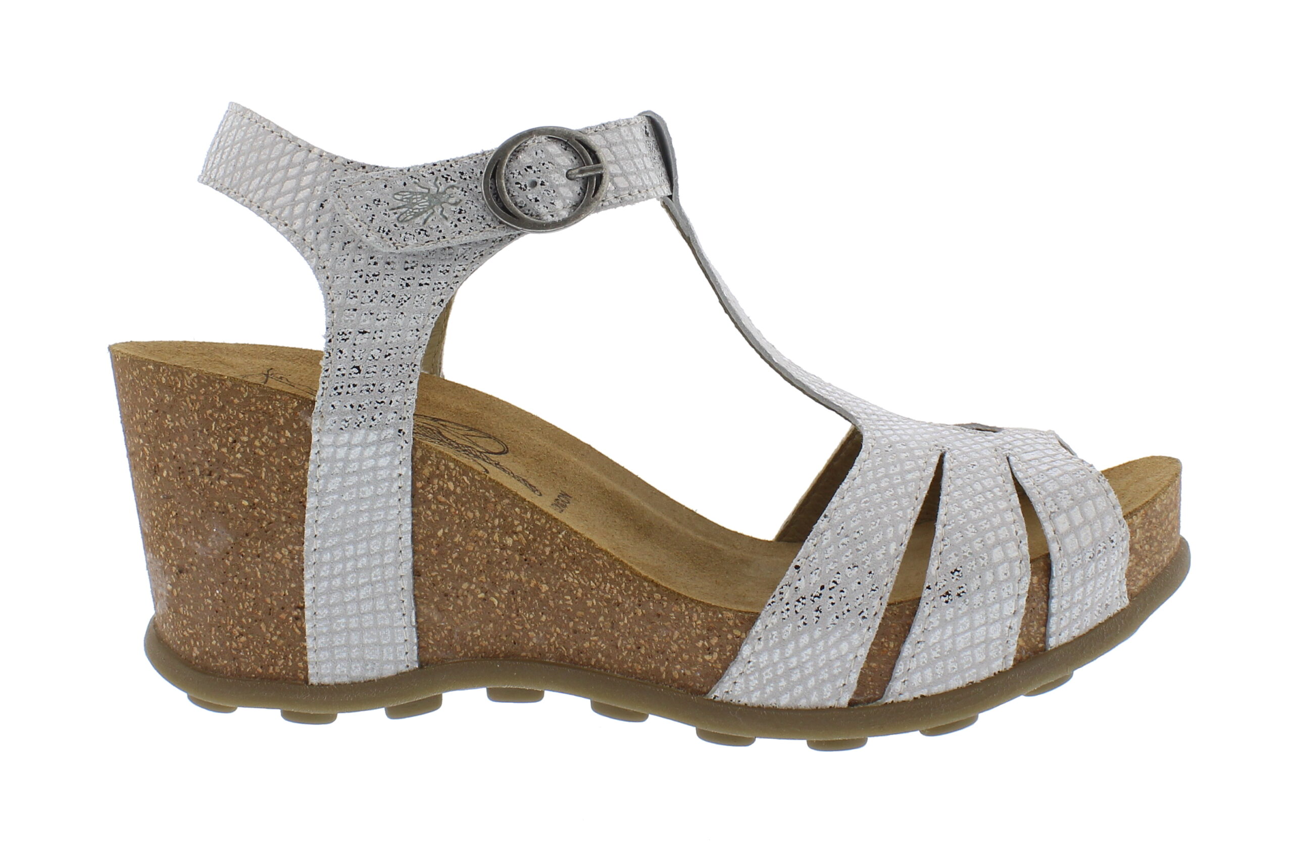 Fly London Sandal Diamond-Off White - E Higgs and Sons Shoes